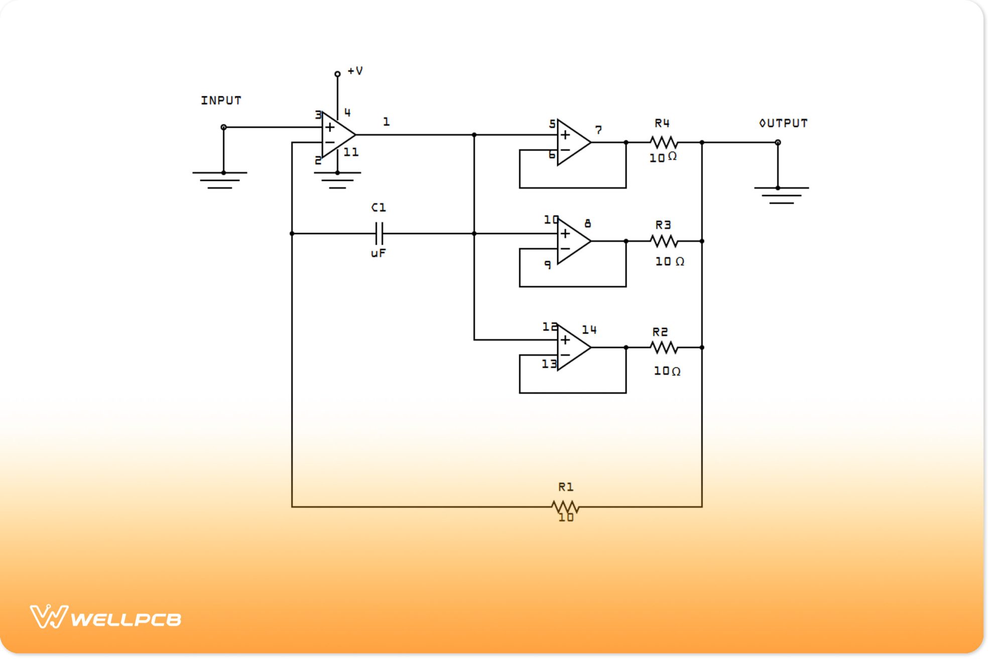 LM324 Op Amp Circuits - Circuit Projects & Applications